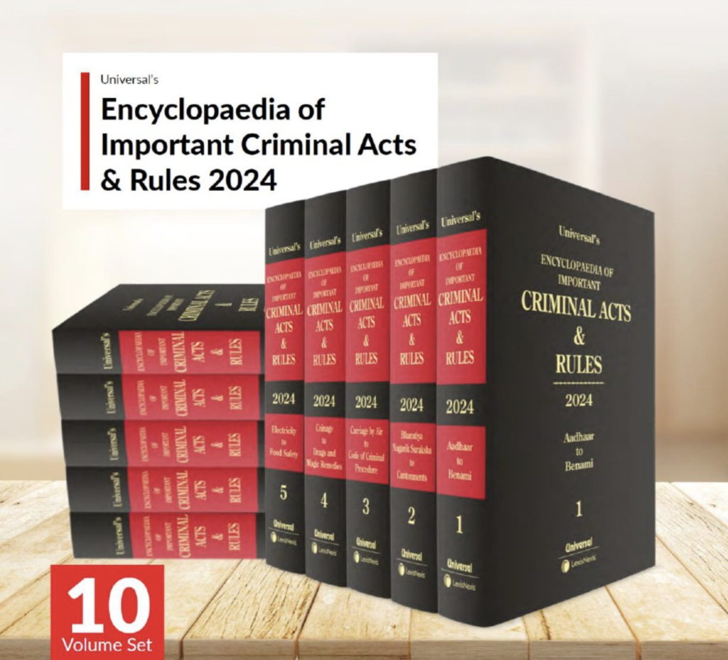Encyclopaedia of Important Criminal Acts & Rules 2024 (Set of 10 Vols ...